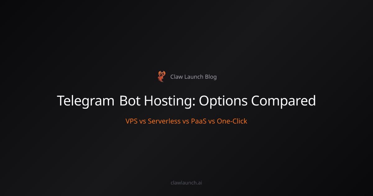 Telegram Bot Hosting: Options Compared | Claw Launch Blog